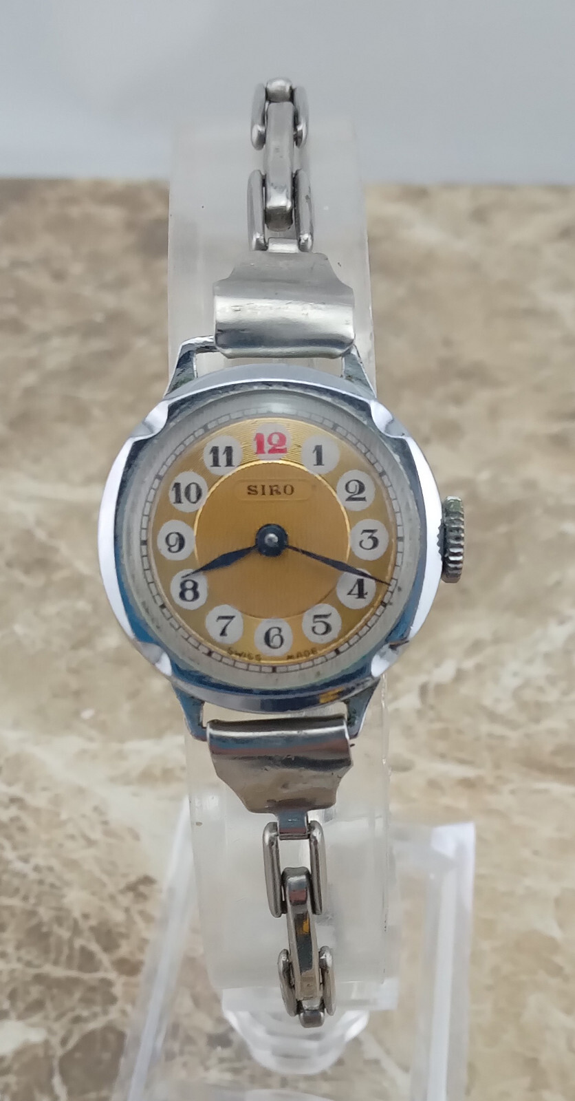 Vintage & Retro Elegant Chrome Art Deco Ladies Cocktail Wrist Watch ca ...