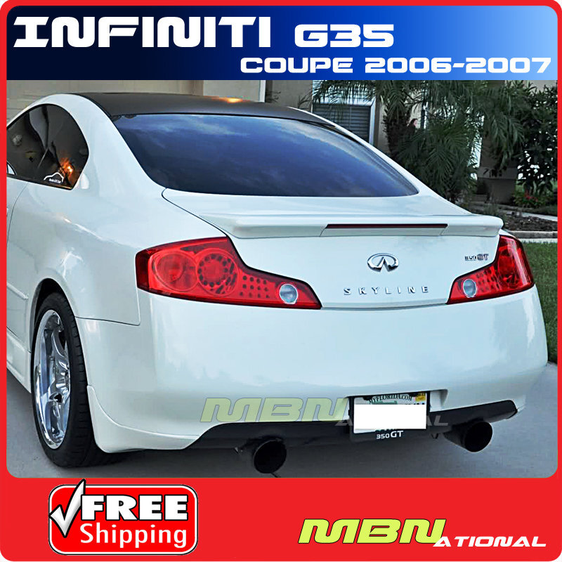 Infiniti G35 Coupe Trunk G35 Coupe Strafespeed GT Rear Bumper