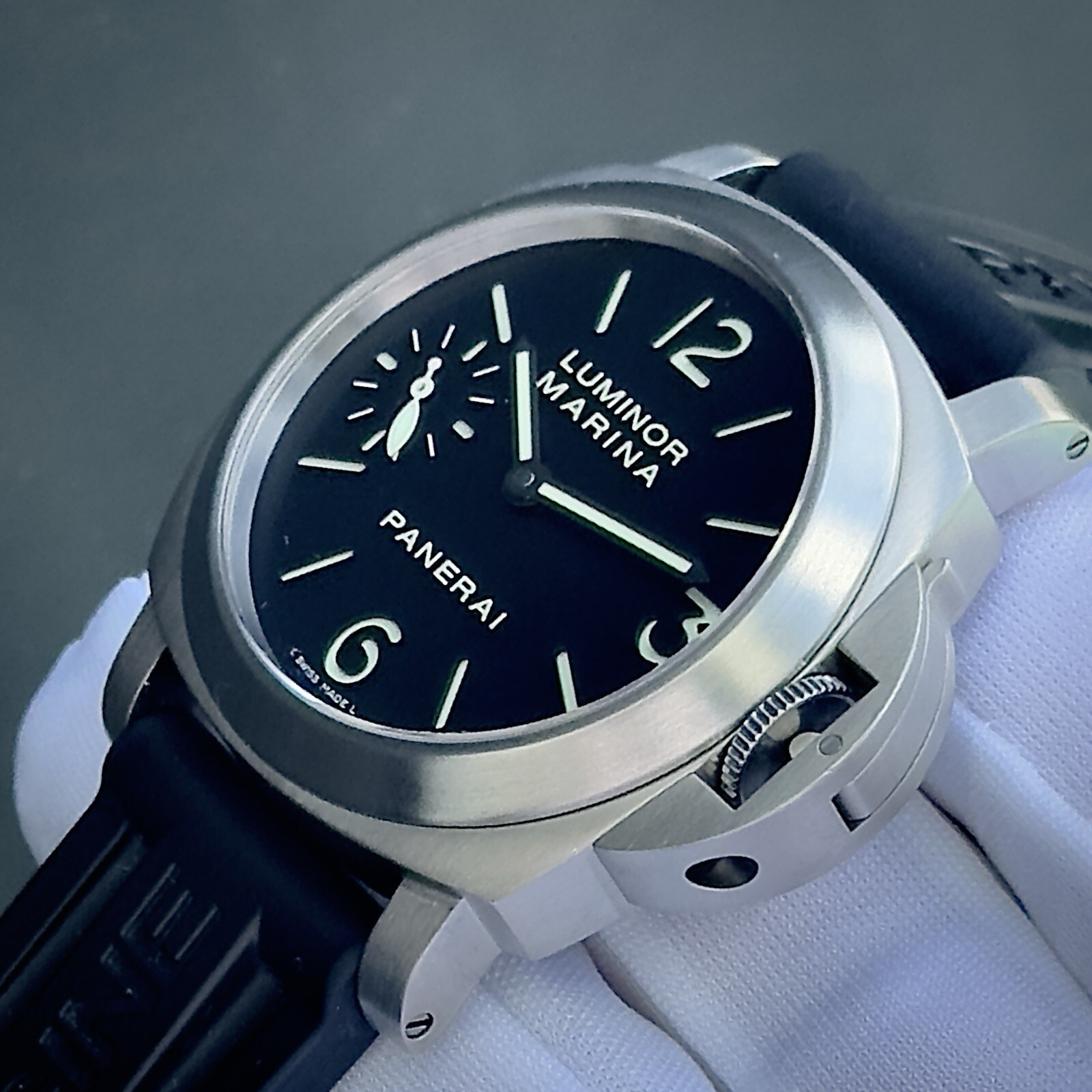 Panerai Luminor Marina PAM00177 - Open Case Back - 44MM - Black Dial ...