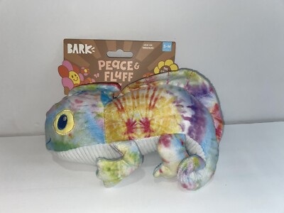 Bark Box Peace & Fluff THE LIZARD KING Plush Squeaky Toss & Play Dog ...