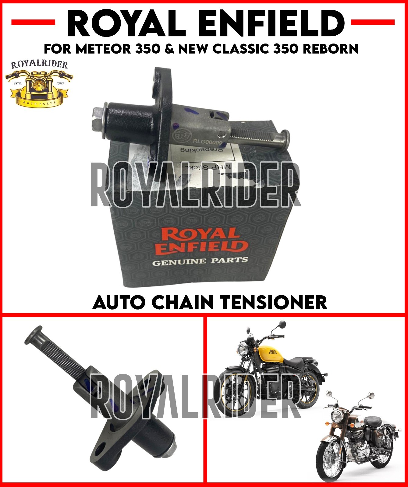 Royal Enfield "AUTO CHAIN TENSIONER, For Meteor 350 & New Classic 350 ...