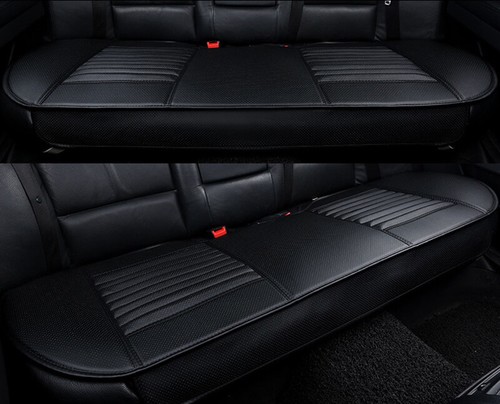 1*Car Rear Half Surround Seat Cover Breathable PU Leather Pad Mat Chair ...
