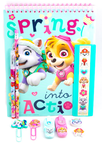 Nickelodeon Paw Patrol Rescue Pups Stationery Set Notebook Pen Pencil ...