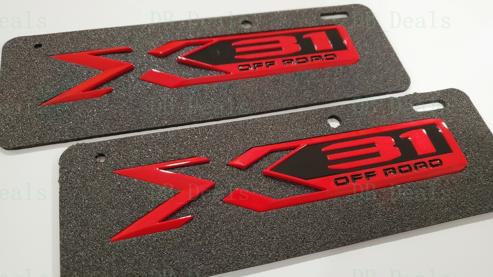 2PCS Gloss Red Black X 31 X31 OFF ROAD Bed Emblem 2019-2023 GMC Sierra ...