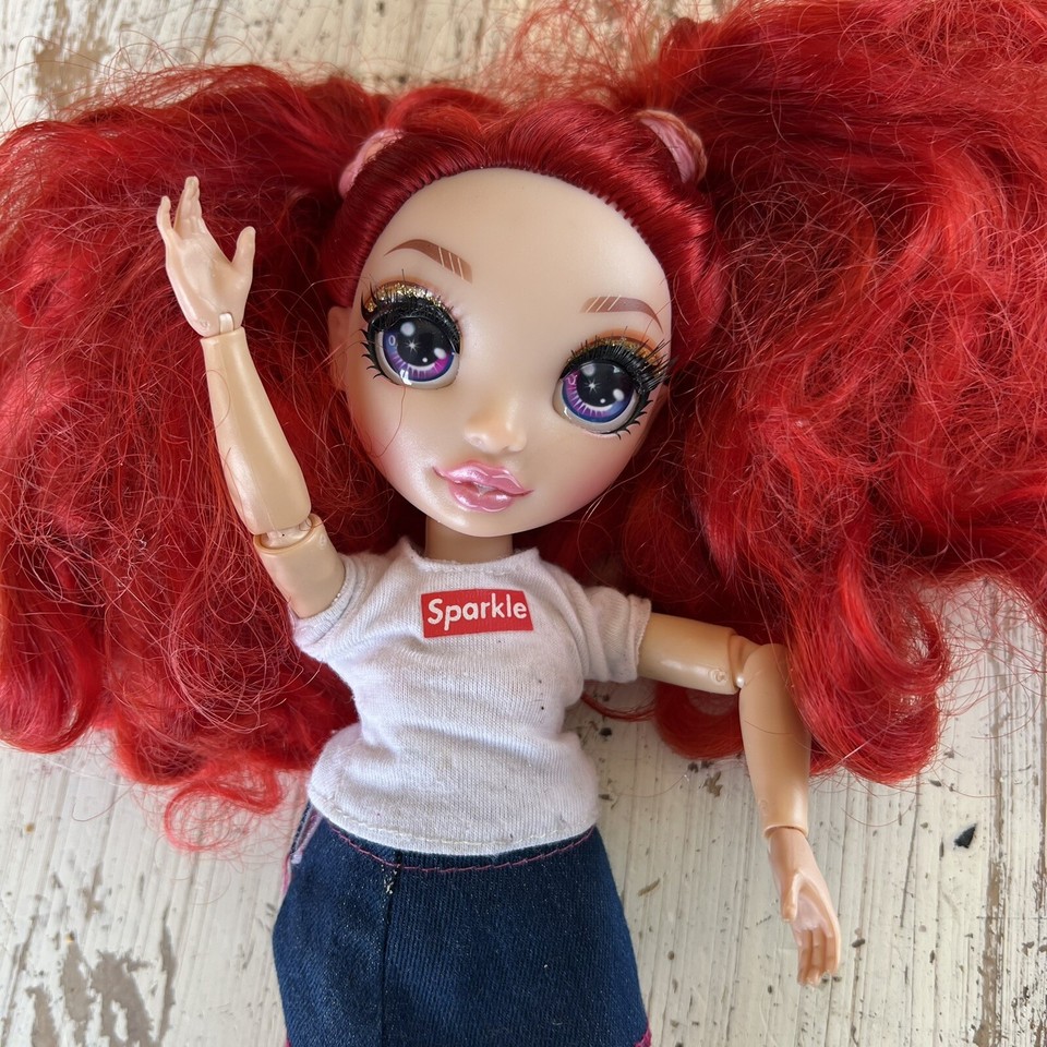 RUBY ANDERSON: SERIES 1 RAINBOW HIGH Red Hair, Rooted Lashes, | eBay