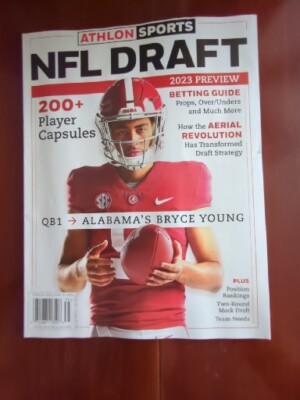 2023 ATHLON Sports Magazine NFL PRO FOOTBALL DRAFT Guide BRYCE YOUNG ...