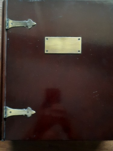 Vintage 1990-The Bombay Company Wood Memory Book Keepsake Box Brass ...