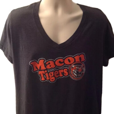 Missouri Macon Tigers Women’s V Neck T-Shirt Size 2XL | eBay