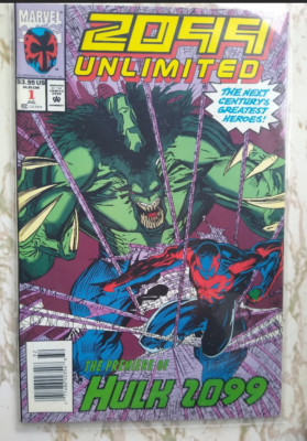 2099 Unlimited #1 Marvel Comics Book Featuring Hulk 2099 First Issue ...