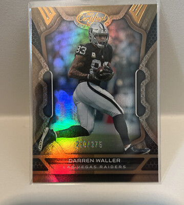 2022 Certified Football Darren Waller Bronze Mirror /275 Raiders #60 | eBay