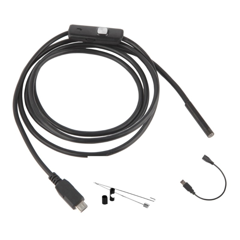 USB 6 LED Endoscope Camera Snake Inspection Borescope Camera Waterproof ...
