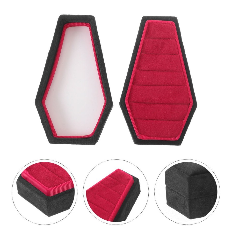 Coffin Ring Box Gothic Style Wedding Ceremony Ring Box Proposal ...