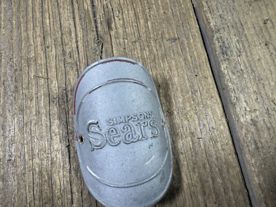 Vintage Antique Bike Bicycle SEARS Head Badge Crest Emblem Sign ...