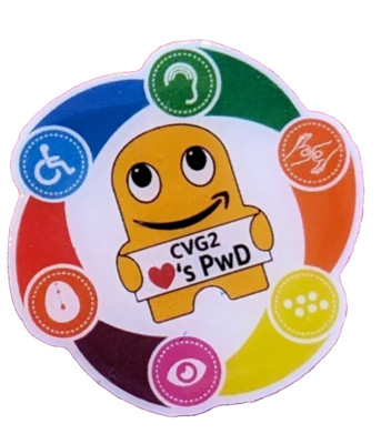 People with disabilities PWD amazon Employee Peccy Pin | eBay