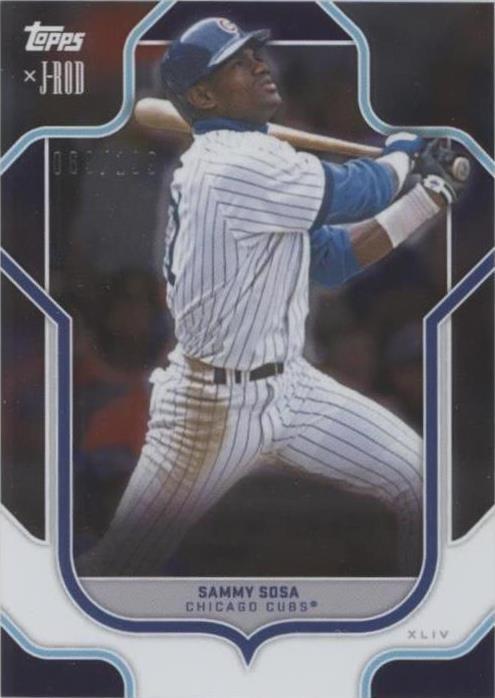 2023 Topps X J-Rod - Sammy Sosa #54 Silver Foil /199 for sale online | eBay