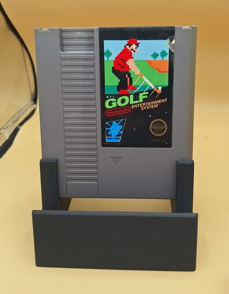 NES Game Cartridge Display Stand Tiered, Holds Up To 5 Carts 3D Printed ...