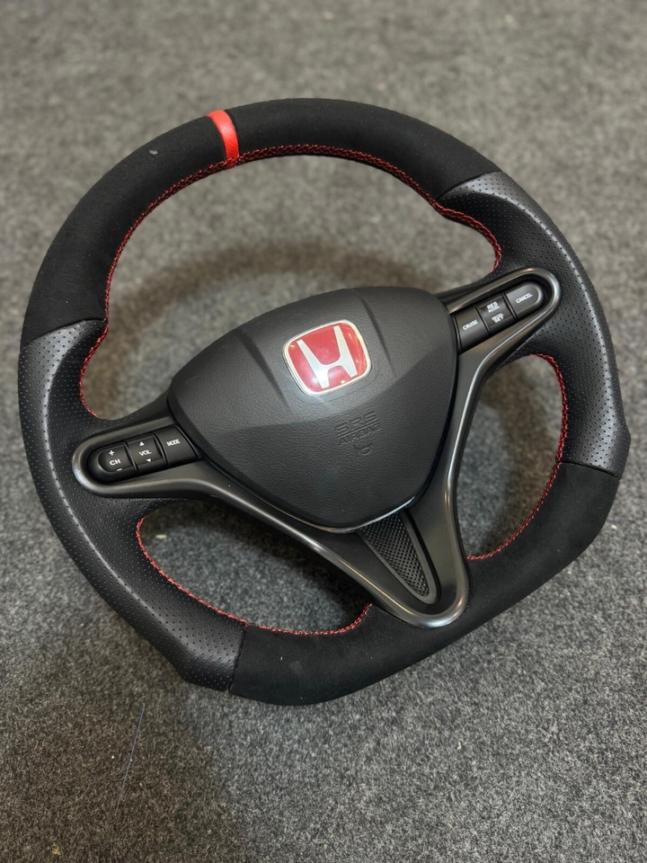 Honda Civic FD2/FN2 2006-12 ALCANTARA SPORTS steering wheel | eBay