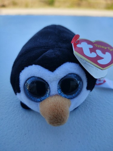 TY Beanie Boos Teeny Tys 4" POCKET PENGUIN Stackable Plush Stuffed ...