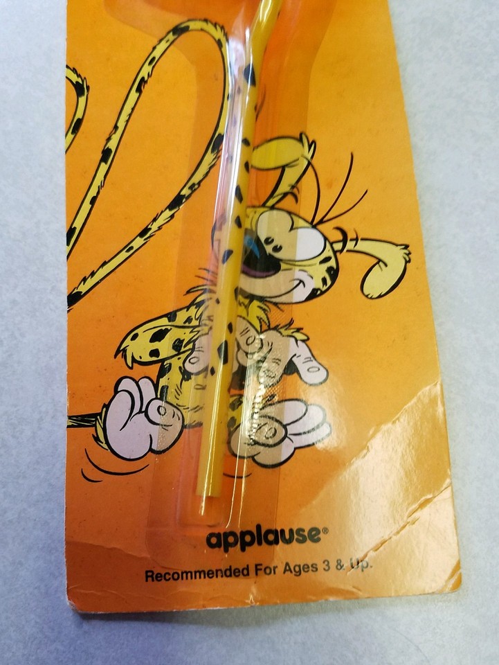 Marsupilami nib PVC Bendable Figure and Sipper Straw Applause Disney ...