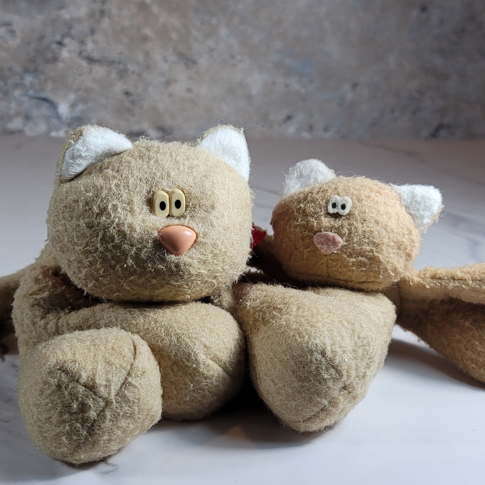 VINTAGE HALLMARK CALLIE CAT & KITTEN SEWN TOY PLUSH DOLLS 1980'S | eBay