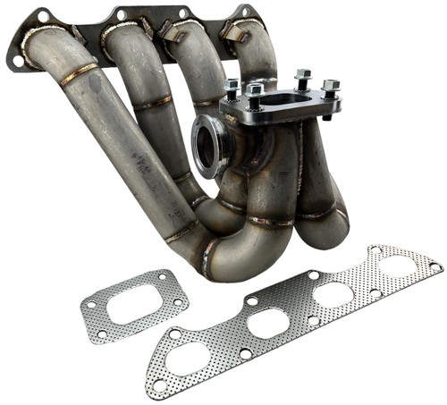 Top Mount Equal Length T3 Turbo Exhaust Manifold fits Civic B16 Integra ...