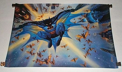 1989 Steve Rude Batman poster,1980s DC Dark Knight Detective 35x25 ...