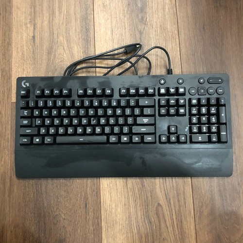 Logitech G213 Prodigy RGB Gaming Keyboard Black READ DESCRIPTION TESTED ...
