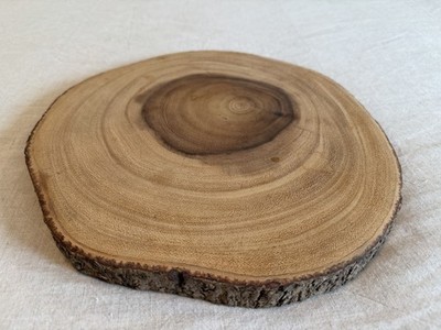 Mango Wood Tree Slice Serving Tray With live edge 12 Inch Diameter | eBay