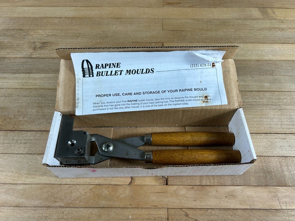 Rapine 430211 Bullet Mold Used W/ Original Box .430 211 Grain Hollow ...