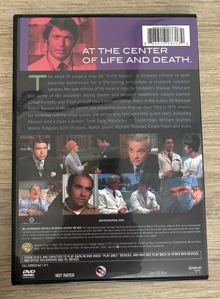 Medical Center Complete TV Series DVD All 7 seasons Chad Everett | eBay