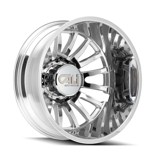 20x8.25 Cali Off-Road Summit Polished/Milled Dually Rear Wheel 8x6.5 ...