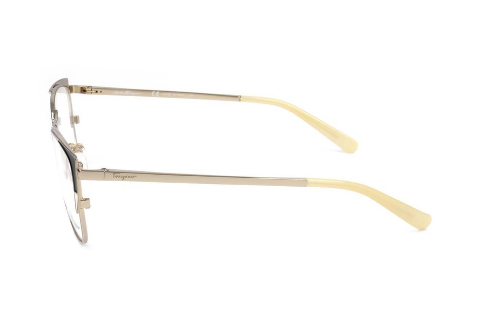 Ferragamo SF2163 721 GOLD/IVORY 53/17/140 Women's Eyewear Frame ...