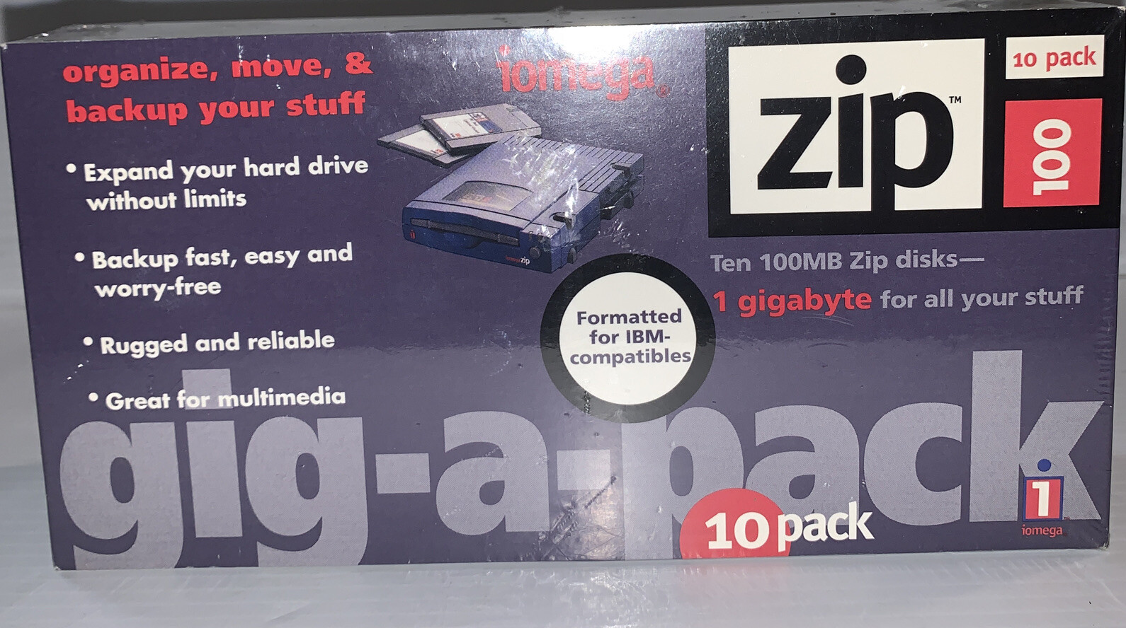 Ten 100 MB Iomega Zip Disks | eBay