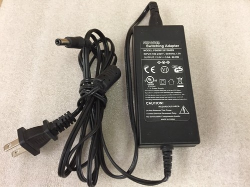 Flypower AC Switching Adaptor model PS65B120Y5000S 12V 5A 60W | eBay