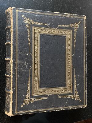 1830s Fletcher devotional family bible vol 2 (60)etchings art gold ...