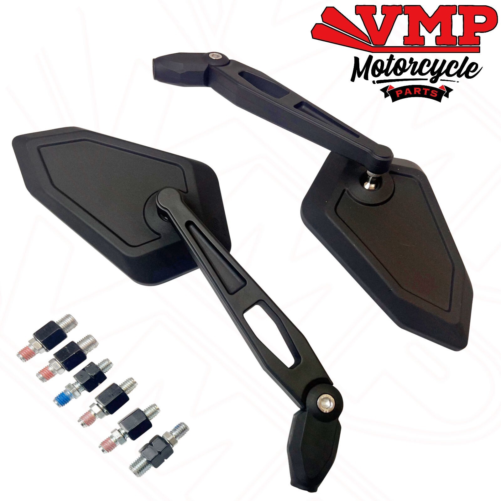 Mirror Pair ABS Sports Nylon Mirrors Rear View For Royal Enfield ...