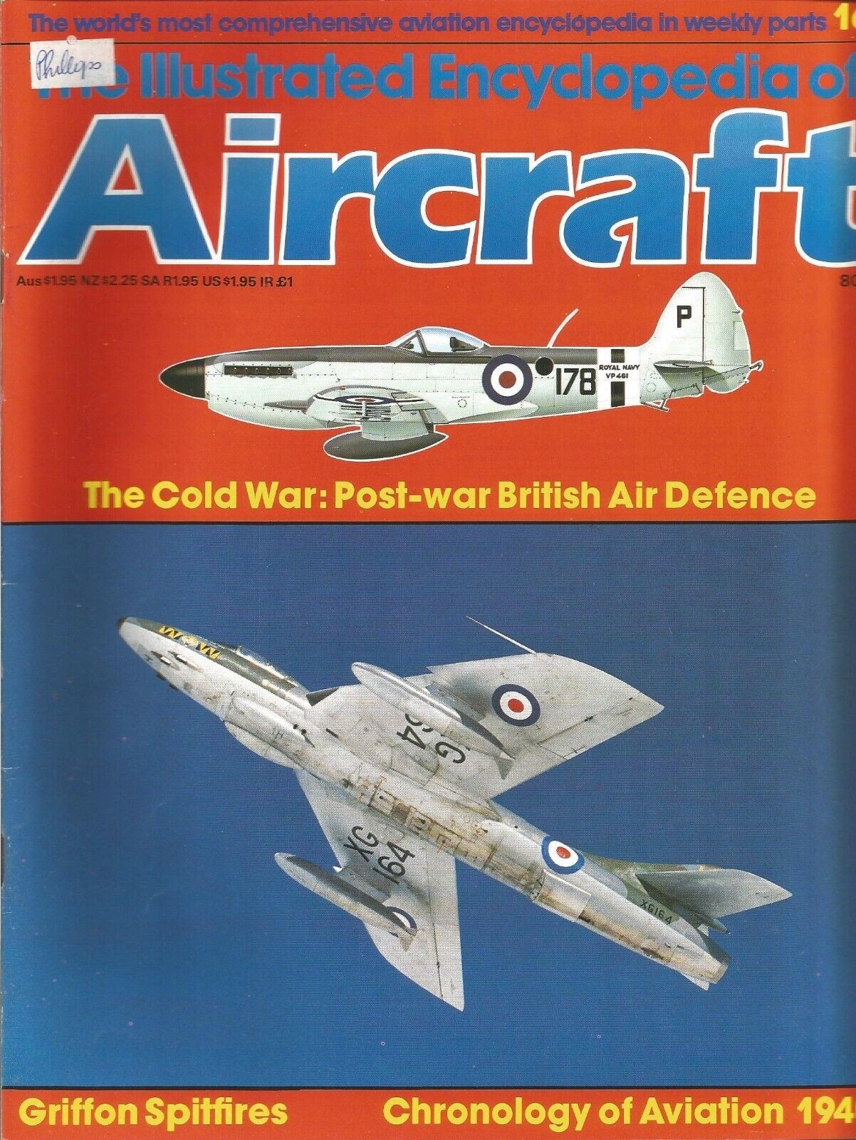 Illustrated Encyclopedia of Aircraft #164 Cutaway Supermarine Spitfire ...