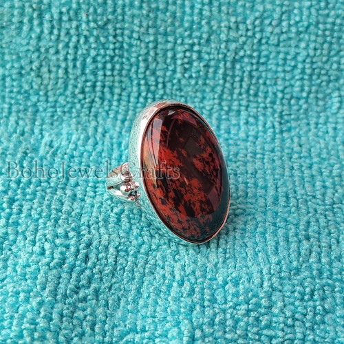Mahogany Obsidian 925 Solid Sterling Silver Gemstone Handmade Women ...