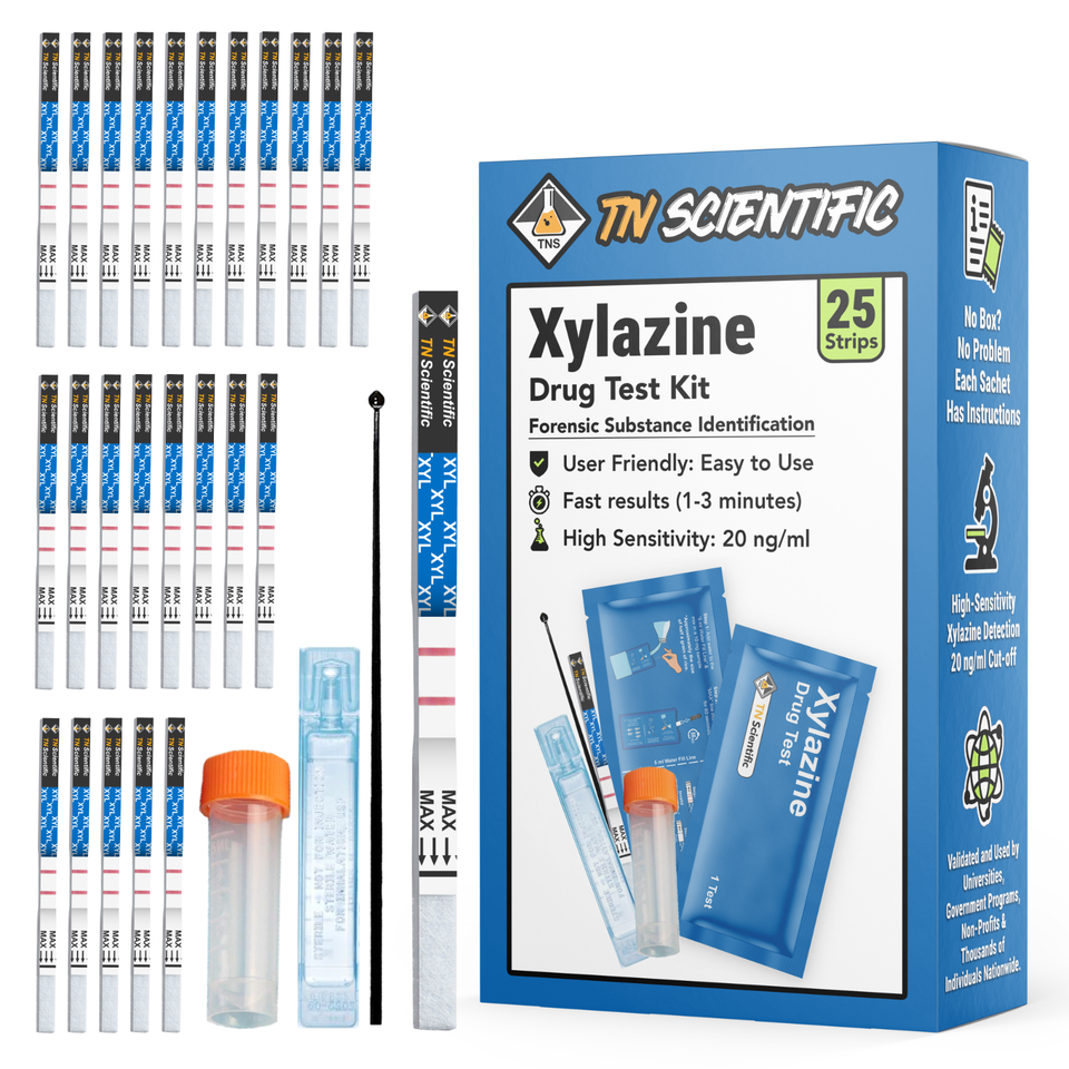 TN Scientific (XYL) Drug Test Strip Kit Choose 2, 5, 10, 25 Pack ...