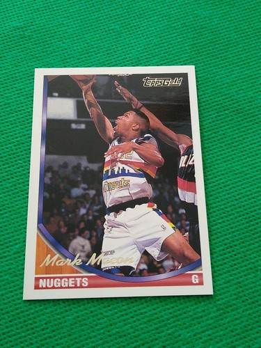 1993-94 Topps Gold #173 - Mark Macon - Denver Nuggets | eBay