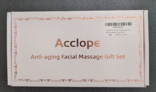 Acclope - Anti-aging Face Jade Roller and Gua Sha Massage Tool Set -Anti Wrinkle | eBay