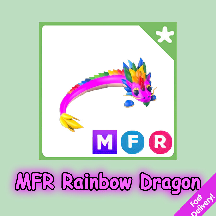 Midnight Dragon - Rainbow Dragon💥 New Pet Dragon 2024💥| Adopt from Me ...