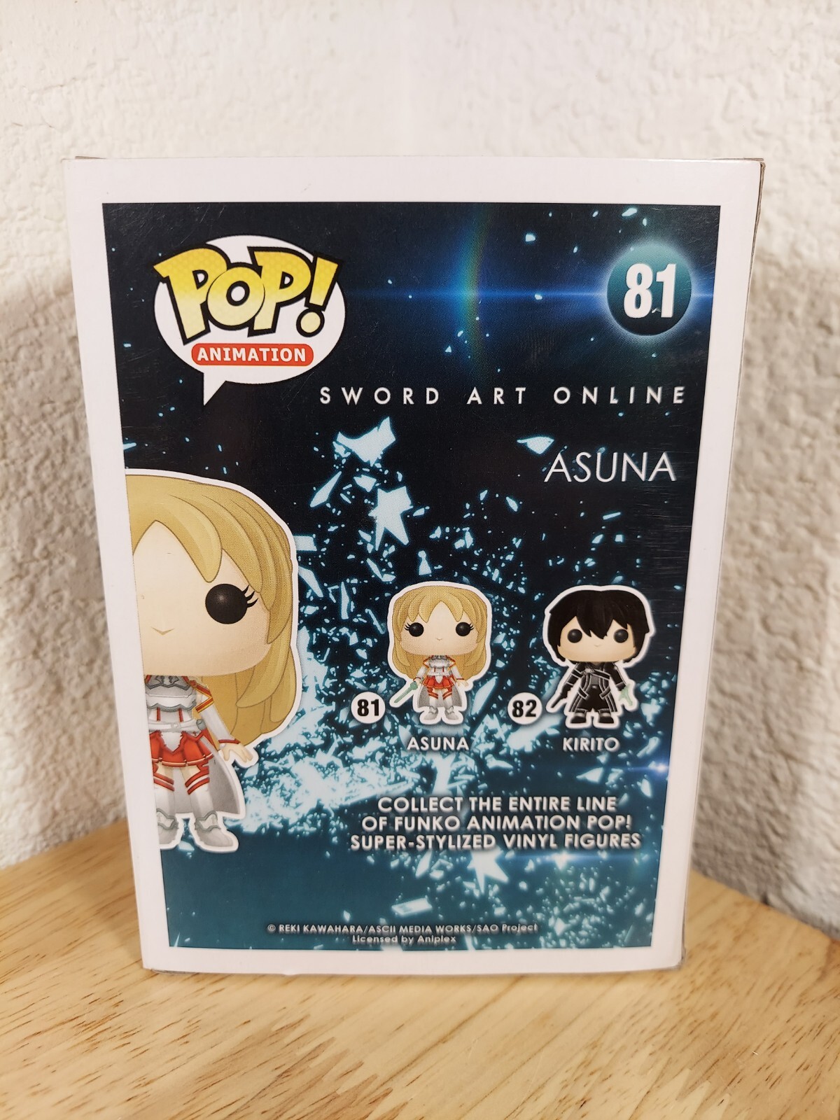 Funko Pop! ASUNA #81 Sword Art Online Vinyl Figure Hot Topic Pre ...