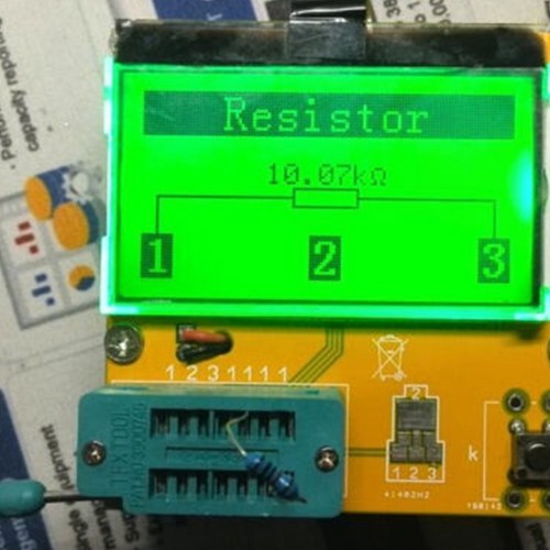 All-in-1 LCD Component Tester Transistor Diode Capacitor Resistor ...