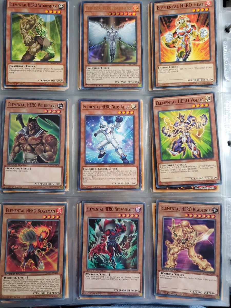 Yugioh Common Orica Elemental Hero The Shining Art 2 Ebay S.K. Yugioh