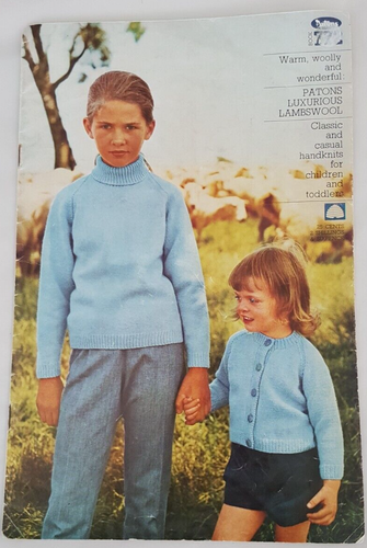 Vintage Patons Knitting Book No. 772 - Classic handknits for Children ...