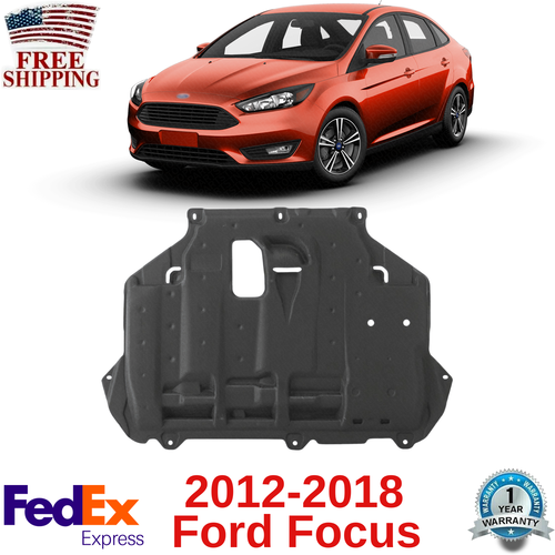 NEW FOCUS 2012-2018 ENGINE SPLASH SHIELD Under Cover Center, 2.0L Eng ...