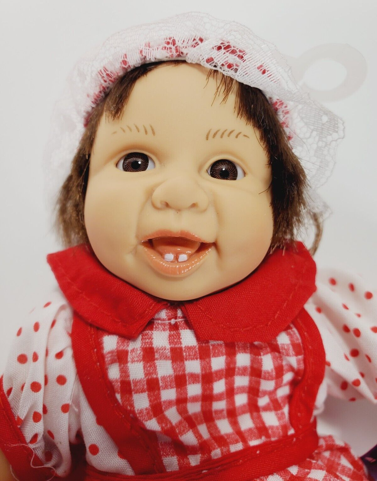 LOT 4 NEW Gi-Go GIGO Toys My Pals Bean Bag Kids Vinyl Baby Dolls 8" w ...