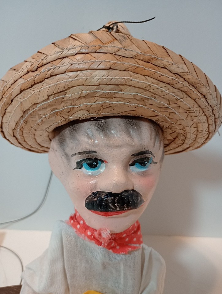 Vintage Mexican Marionette String Puppet Plastic Body Parts | eBay