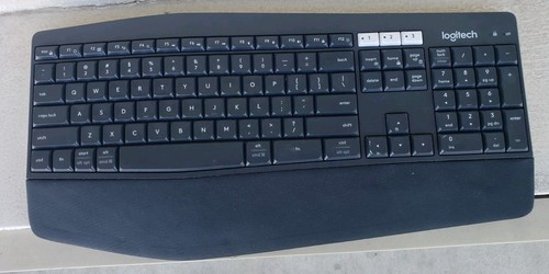 Logitech K850 Wireless Bluetooth PC Keyboard Receiver - Black | eBay